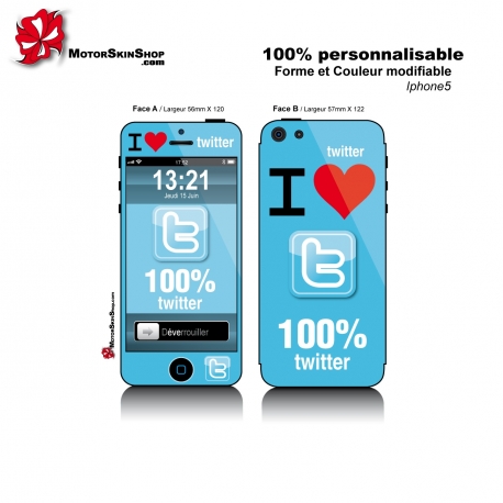 sticker iphone 5 Twitter